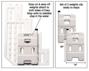 Easy Step Weight System For Above Ground Easy Pool Steps - Clean Water ...