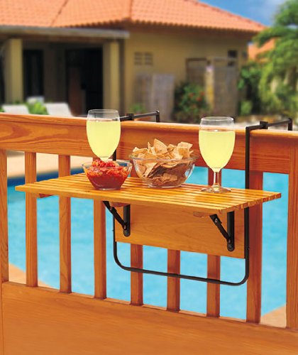 Folding Deck Table - Natural - Clean Water Pools